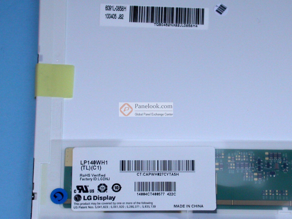 LG Display LP140WH1-TLC1 Overview - Panelook.com