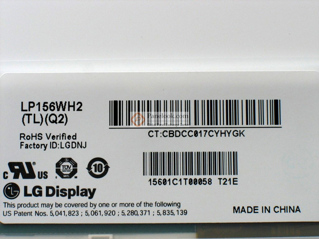 LG Display LP156WH2-TLQ2 Overview - Panelook.com