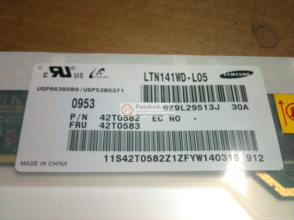 Samsung LTN141WD-L05 Overview - Panelook.com