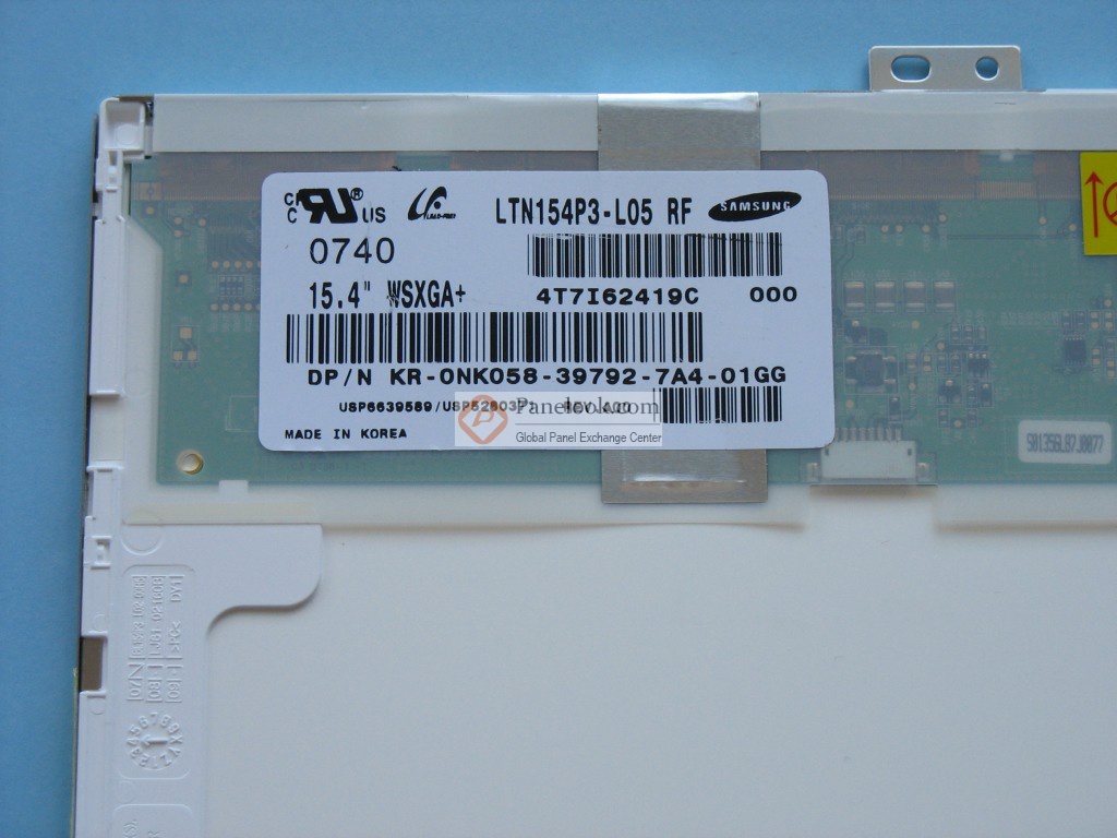 Samsung LTN154P3-L05 Overview - Panelook.com