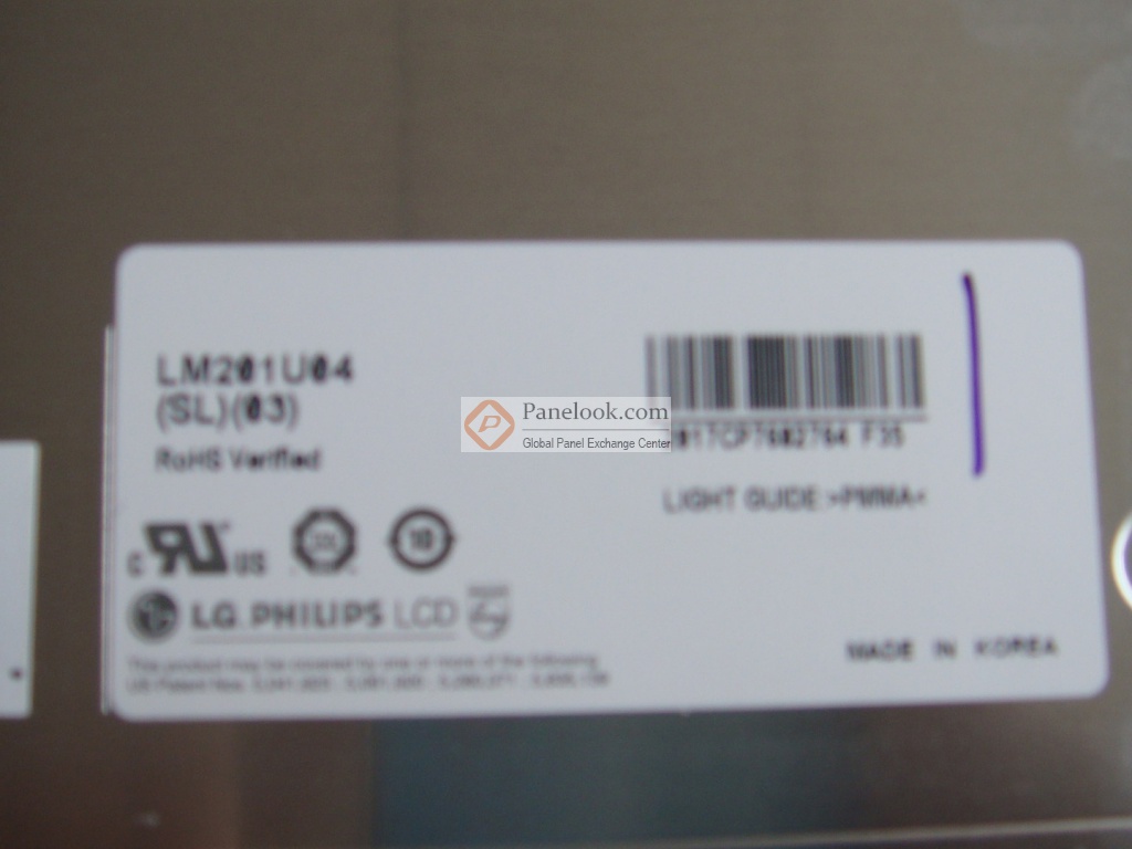 LG.Philips LCD LM201U04-SL03 Overview - Panelook.com