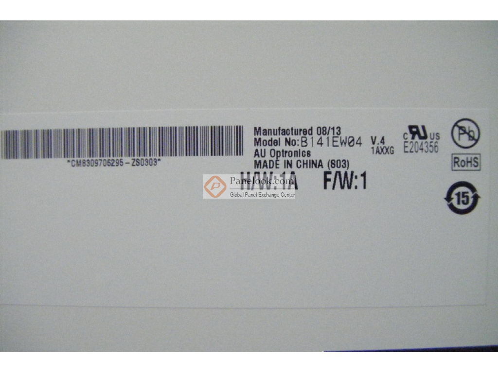 AUO B141EW04 V4 Overview - Panelook.com