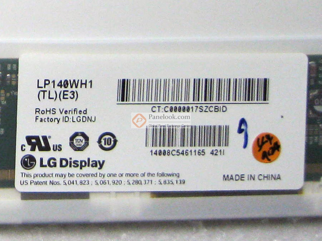 LG Display LP140WH1-TLE3 Overview - Panelook.com
