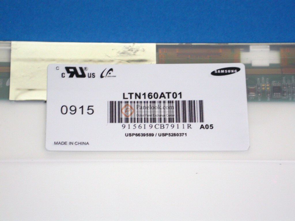 Samsung LTN160AT01-A05 Overview - Panelook.com