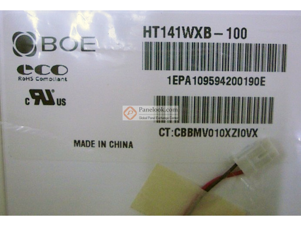 BOE HT141WXB-100 Overview - Panelook.com