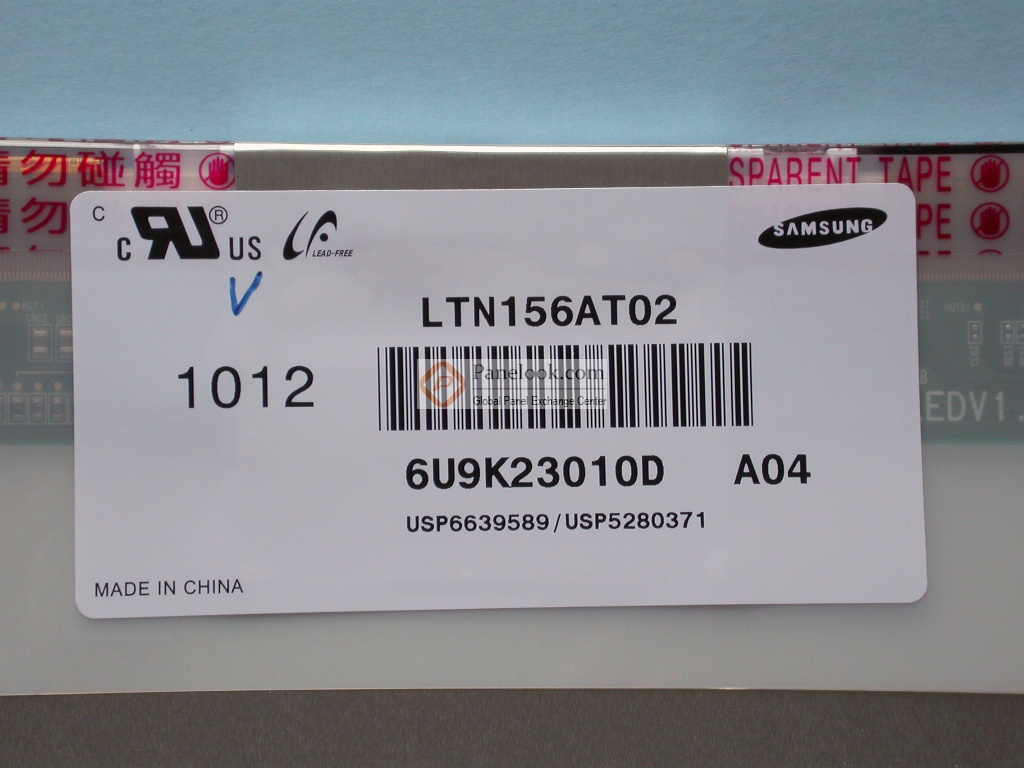 Samsung LTN156AT02-A04 Overview - Panelook.com