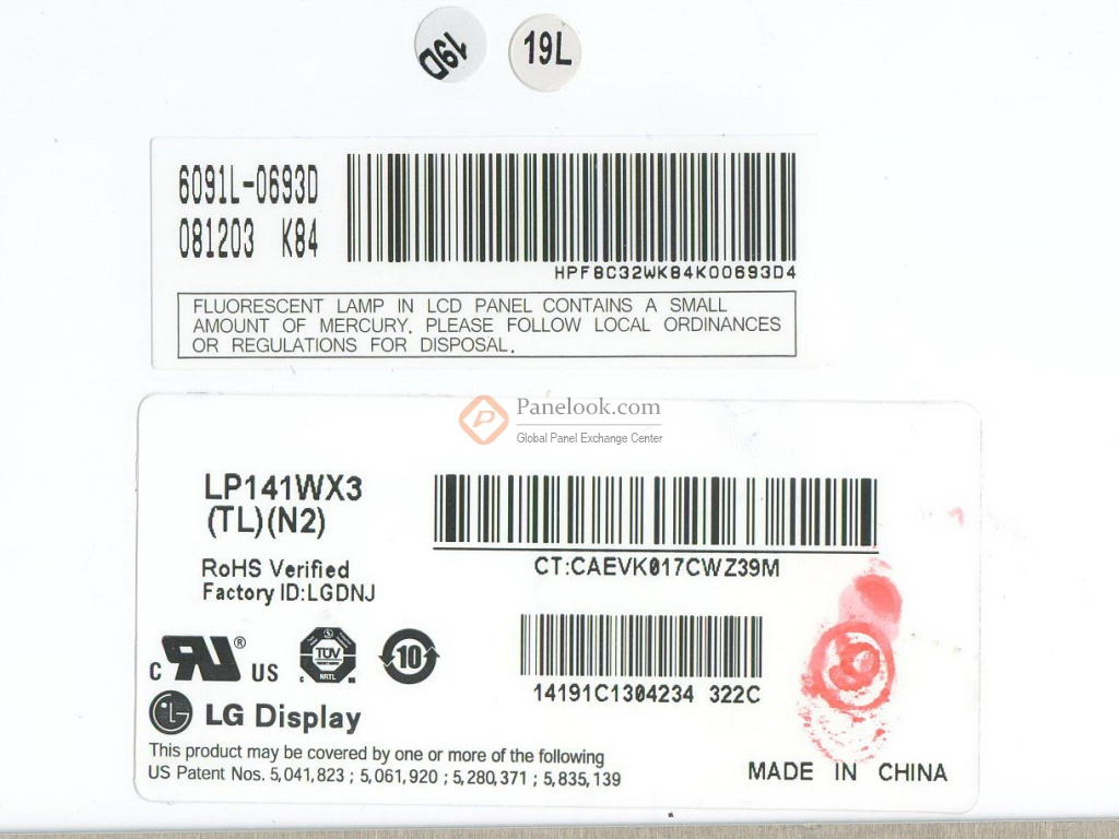 LG Display LP141WX3-TLN2 Overview - Panelook.com