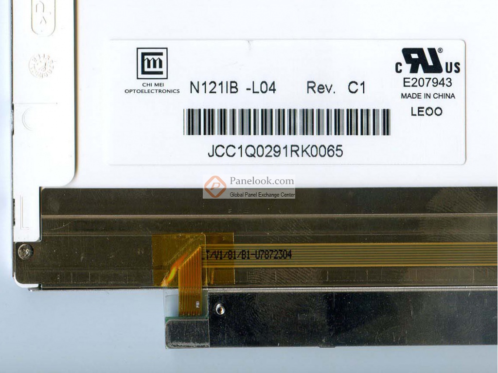 CMO N121IB-L04 Overview - Panelook.com