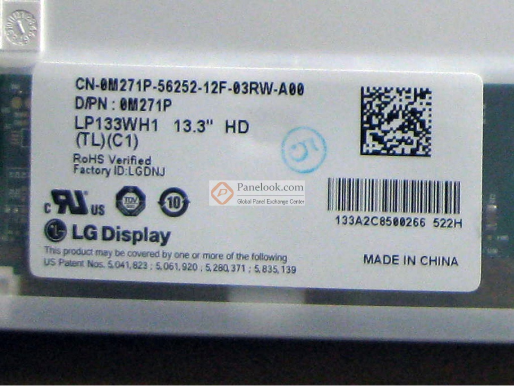 LG Display LP133WH1-TLC1 Overview - Panelook.com