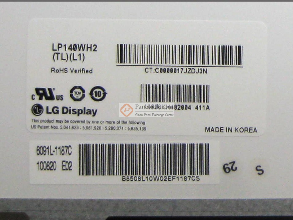 LG Display LP140WH2-TLL1 Overview - Panelook.com