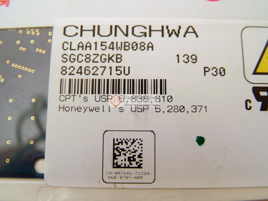 CPT CLAA154WB08A Overview - Panelook.com