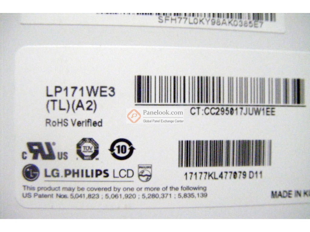 LG.Philips LCD LP171WE3-TLA2 Overview - Panelook.com