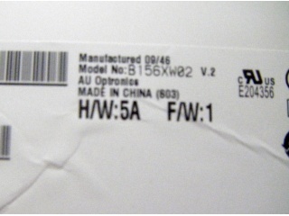 AUO B156XW02 V2 HW5A Overview - Panelook.com