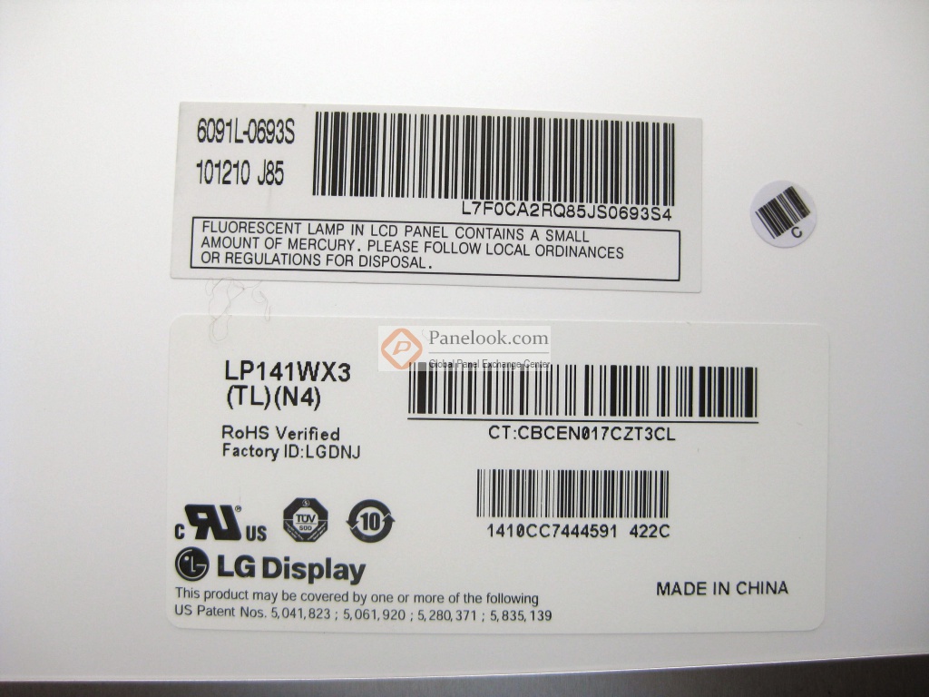 LG Display LP141WX3-TLN4 Overview - Panelook.com