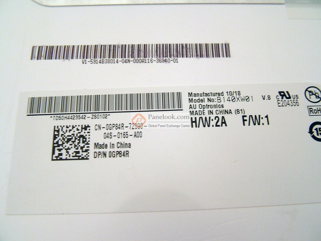 AUO B140XW01 V8 Overview - Panelook.com