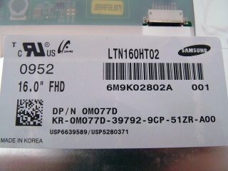 Samsung LTN160HT02-001 Overview - Panelook.com