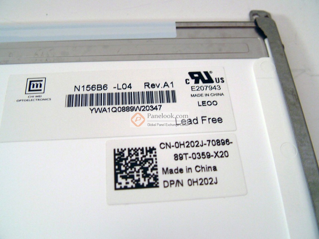 CMO N156B6-L04 Overview - Panelook.com