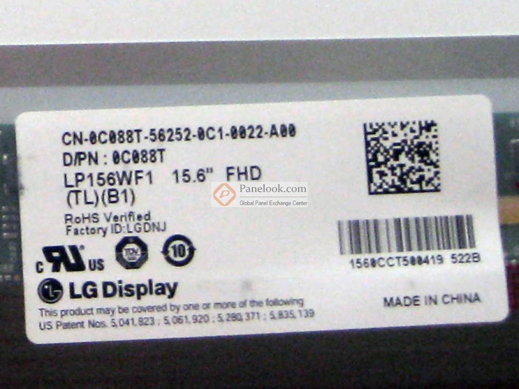 LG Display LP156WF1-TLB1 Overview - Panelook.com