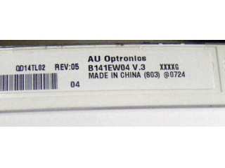 AUO B141EW04 V3 Overview - Panelook.com