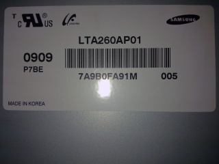 Samsung LTA260AP01 Overview - Panelook.com