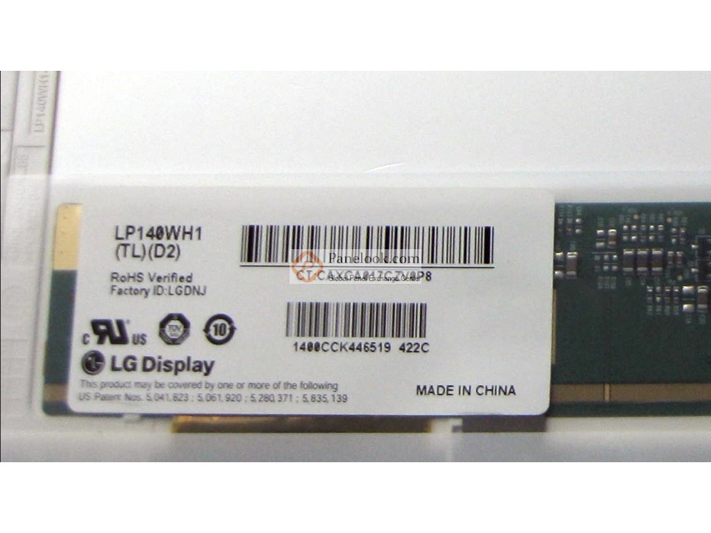 LG Display LP140WH1-TLD2 Overview - Panelook.com