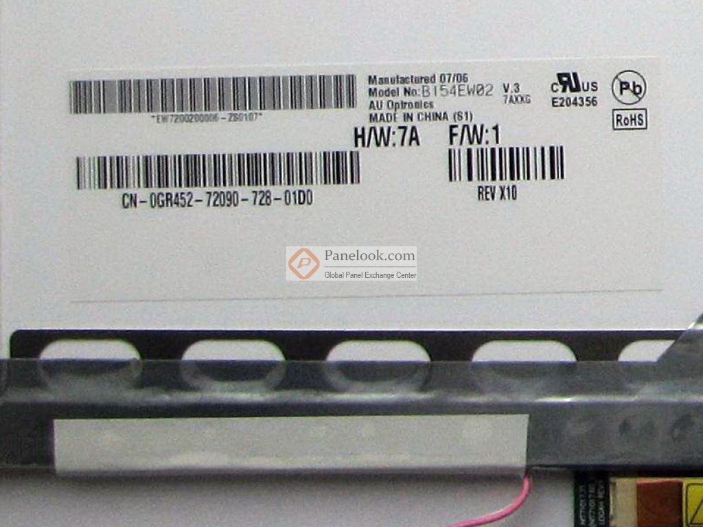AUO B154EW02 V3 Overview - Panelook.com