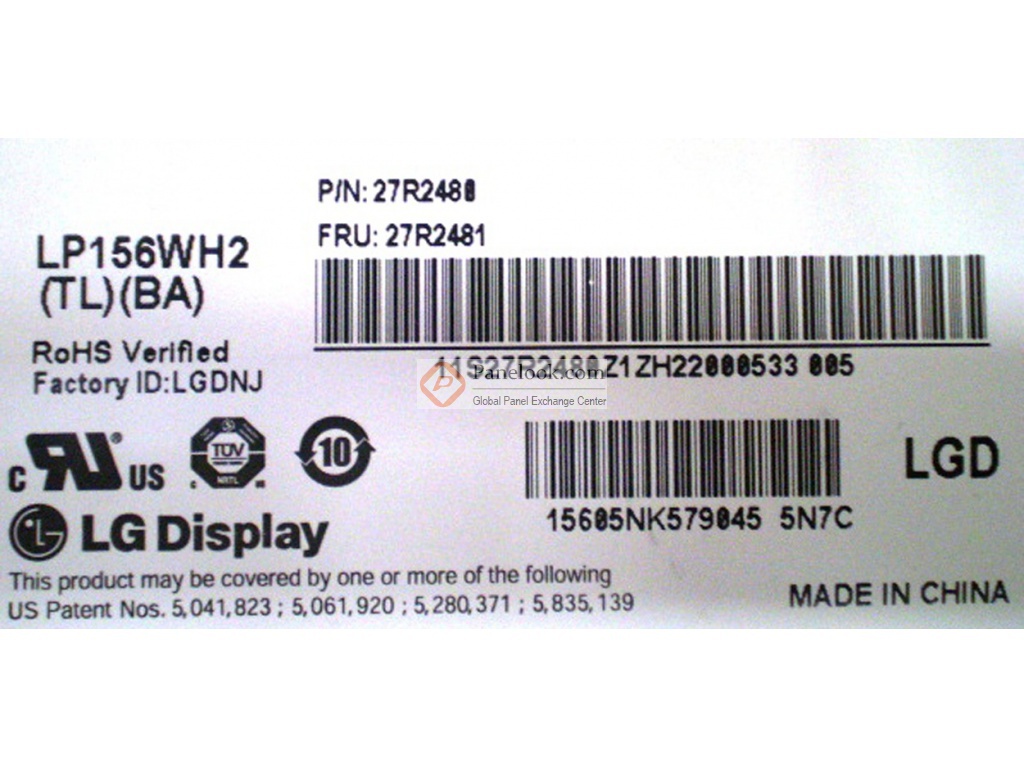 LG Display LP156WH2-TLBA Overview - Panelook.com