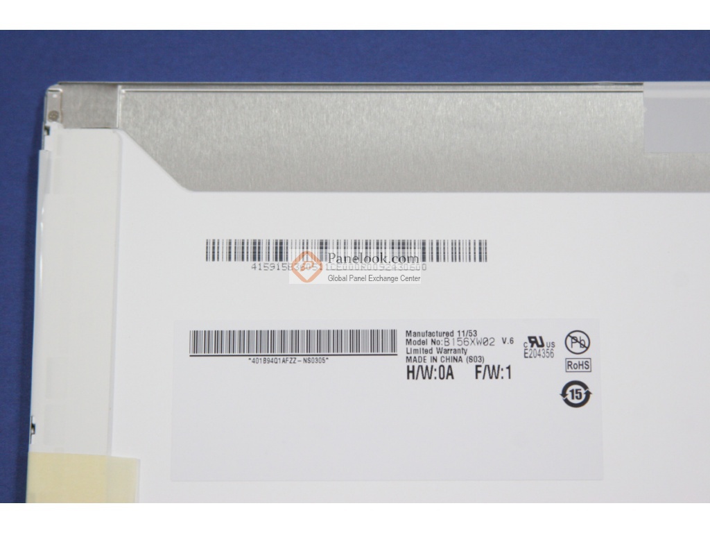 AUO B156XW02 V6 Overview - Panelook.com