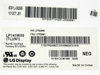 LG Display LP141WX5-TLN1 Overview - Panelook.com