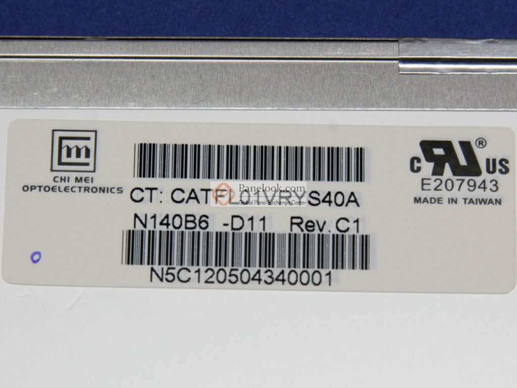 Chimei Innolux N140B6-D11 Overview - Panelook.com