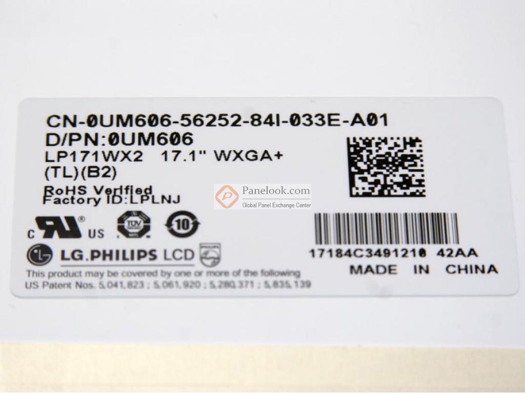 LG.Philips LCD LP171WX2-TLB2 Overview - Panelook.com