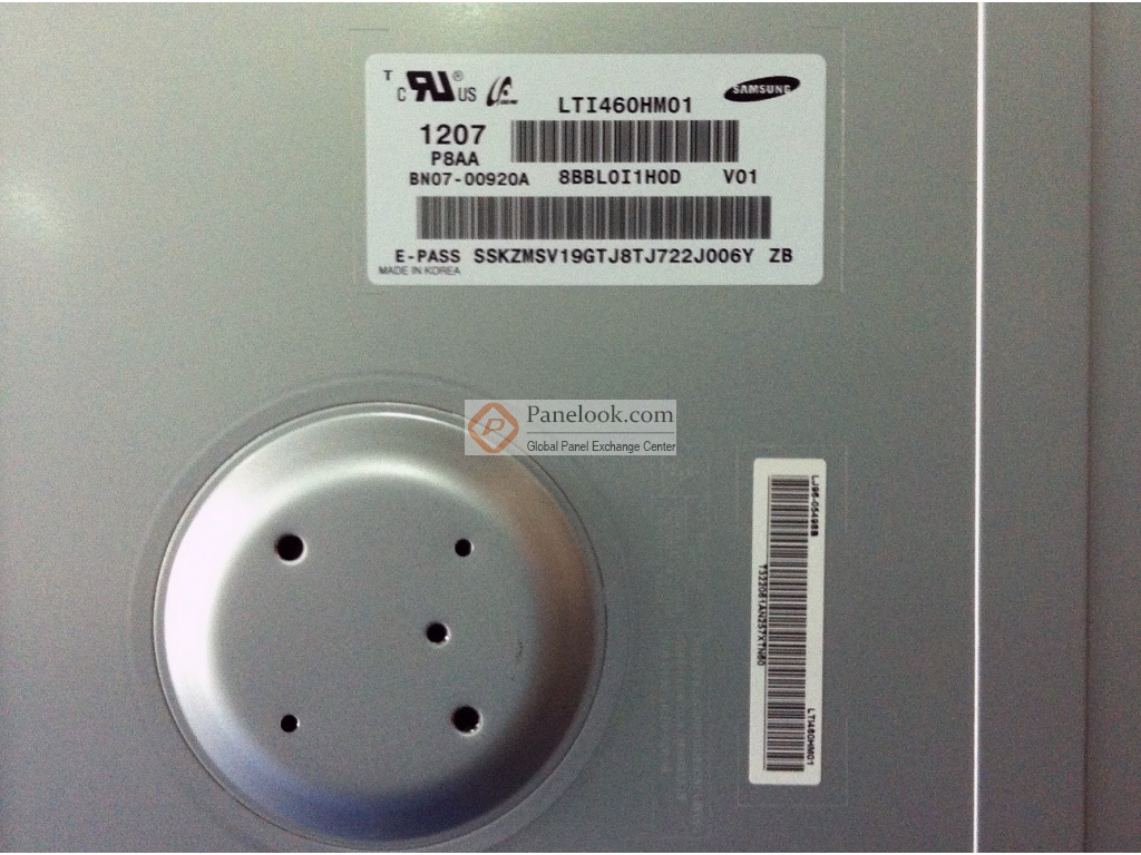 Samsung LTI460HM01 Overview - Panelook.com