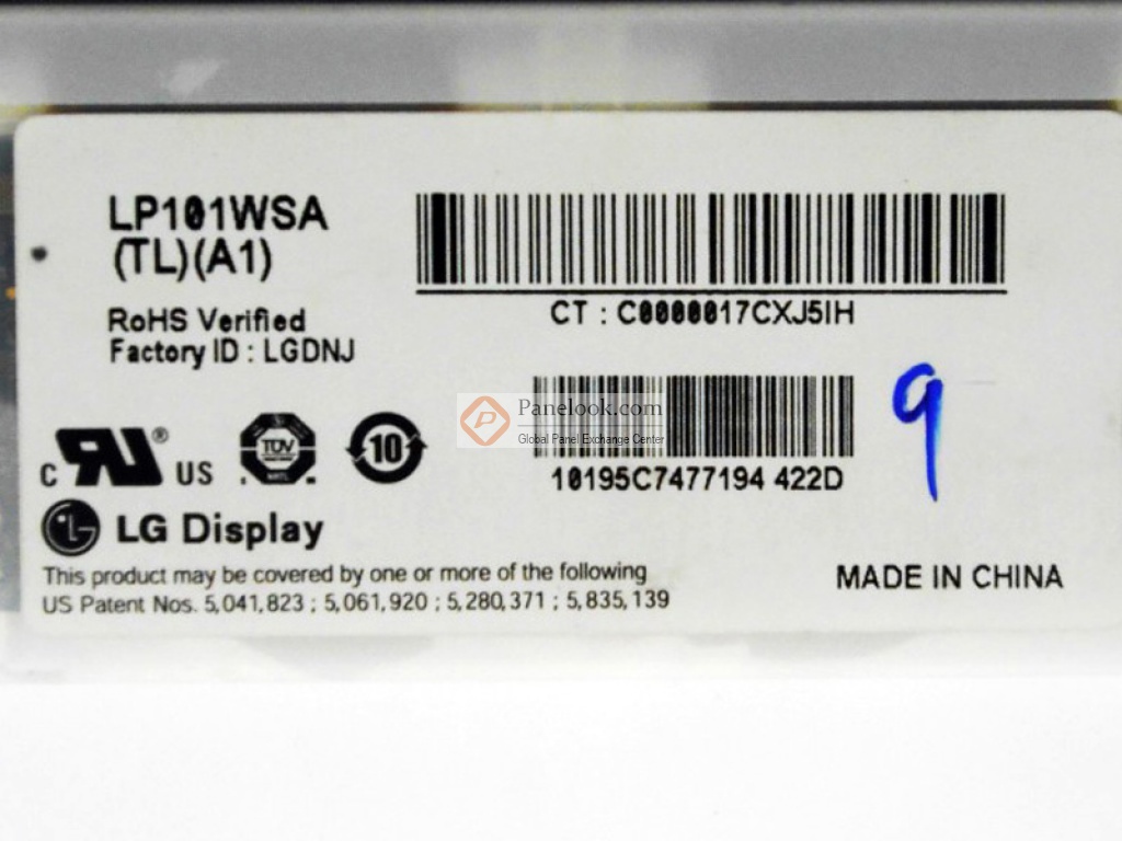 LG.Philips LCD LP101WSA-TLA1 Overview - Panelook.com