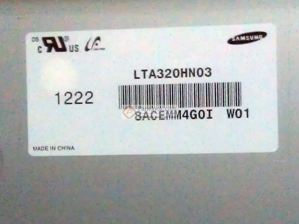 Samsung LTA320HN03-W Overview - Panelook.com