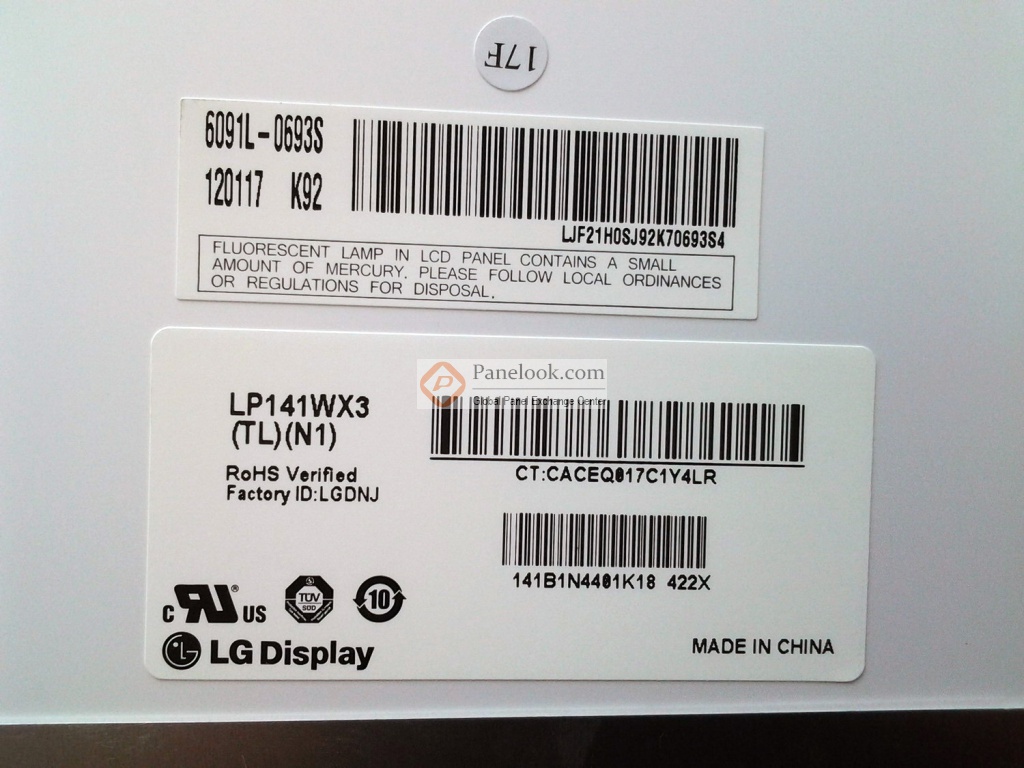 LG.Philips LCD LP141WX3-TLN1 Overview - Panelook.com