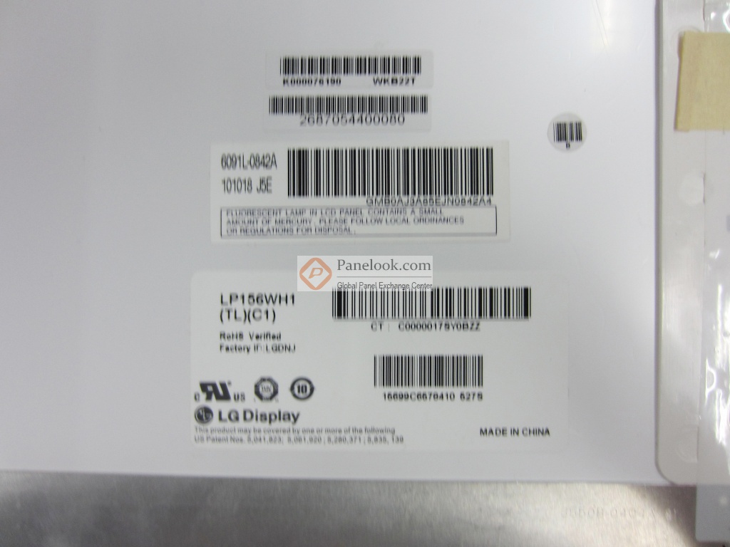 LG Display LP156WH1-TLC1 Overview - Panelook.com