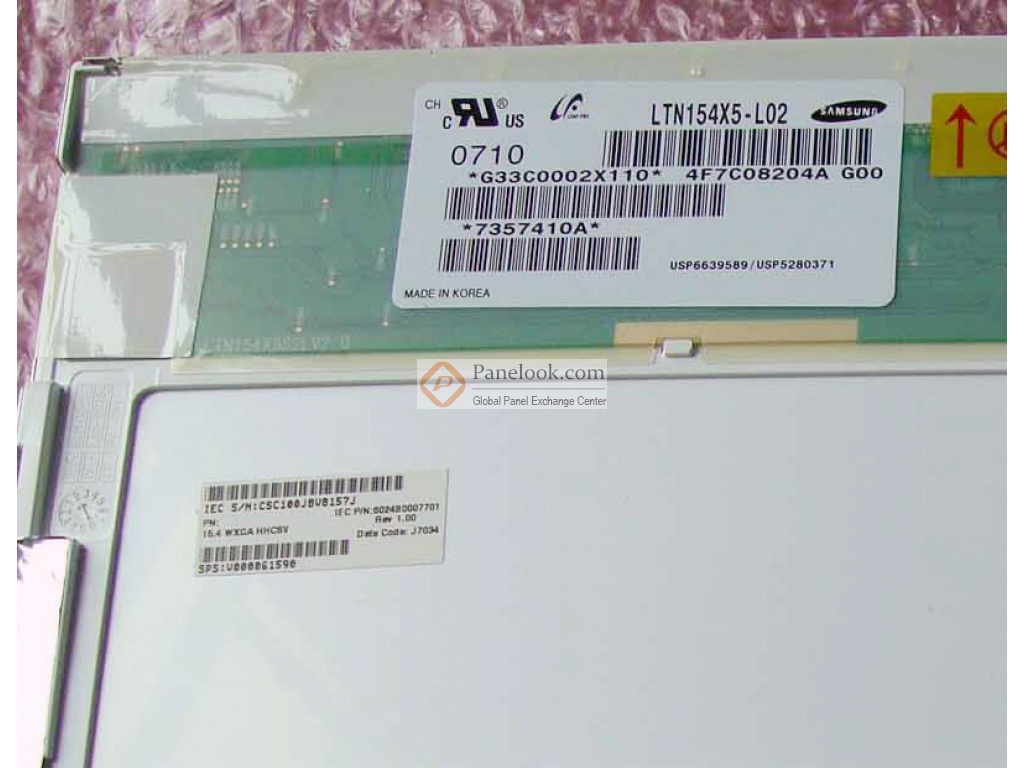 Samsung LTN154X5-L02 Overview - Panelook.com