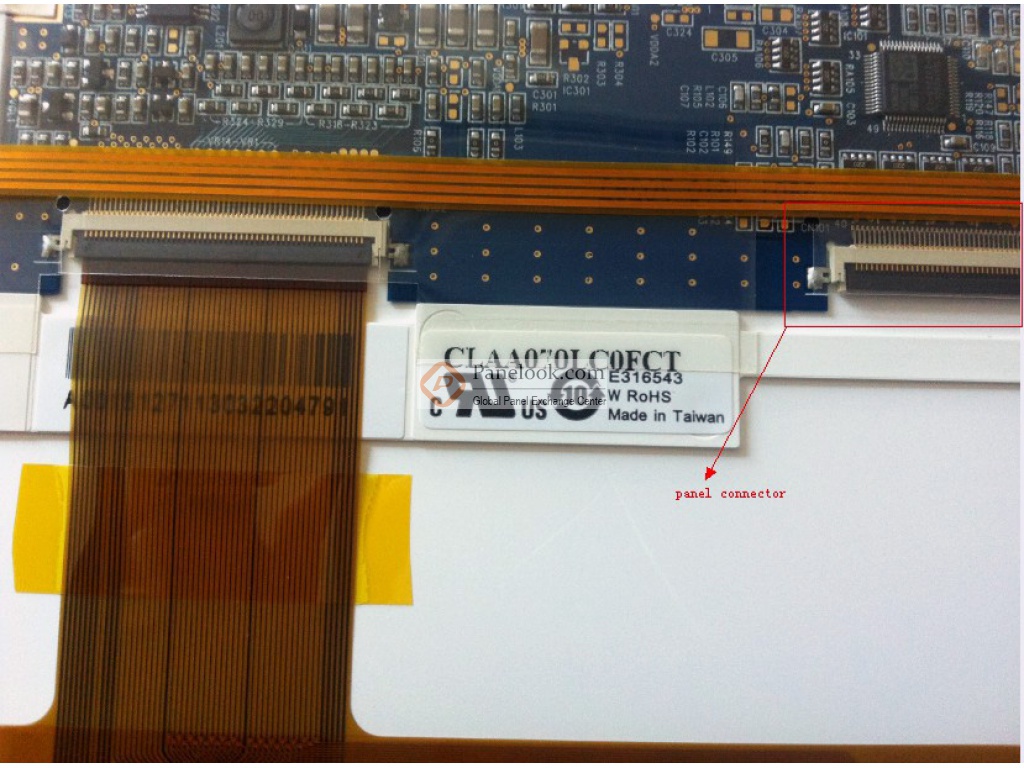 CPT CLAA070LC0FCT Overview - Panelook.com