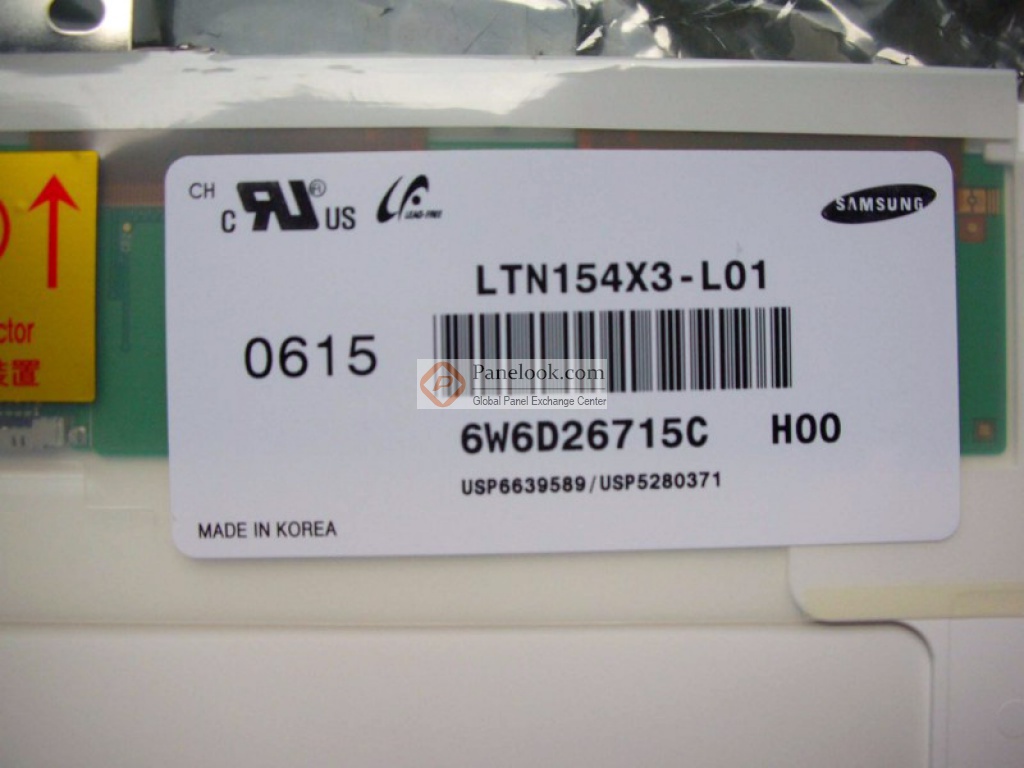 Samsung LTN154X3-L01 Overview - Panelook.com