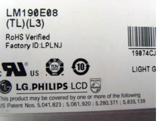 LG.Philips LCD LM190E08-TLL3 Overview - Panelook.com
