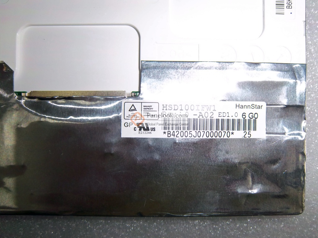 HannStar HSD100IFW1-A02 Overview - Panelook.com