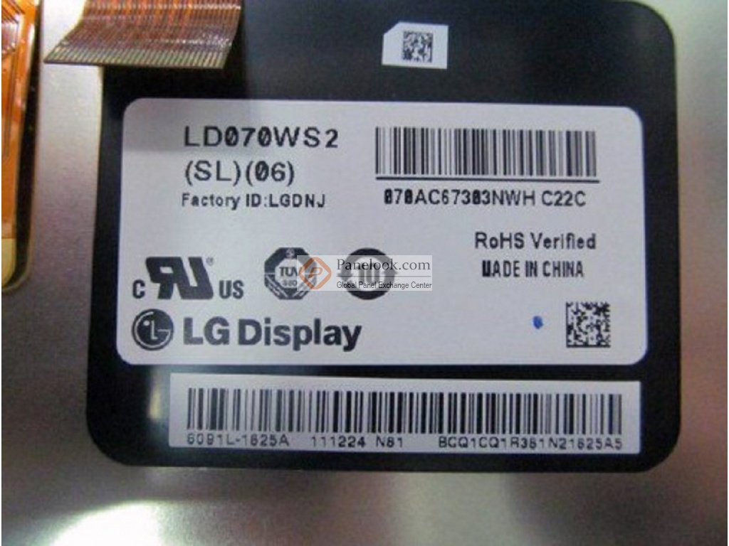 LG Display LD070WS2-SL06 Overview - Panelook.com