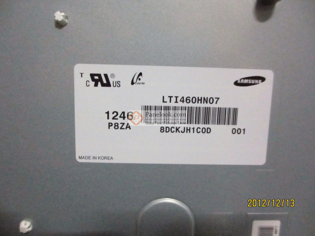 Samsung LTI460HN07 Overview - Panelook.com