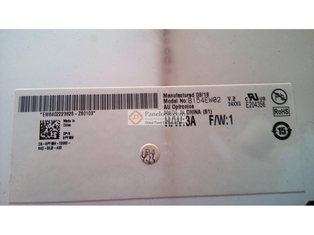 AUO B154EW02 V2 Overview - Panelook.com