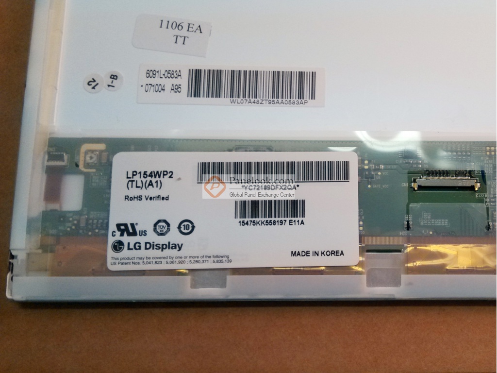 LG.Philips LCD LP154WP2-TLA1 Overview - Panelook.com