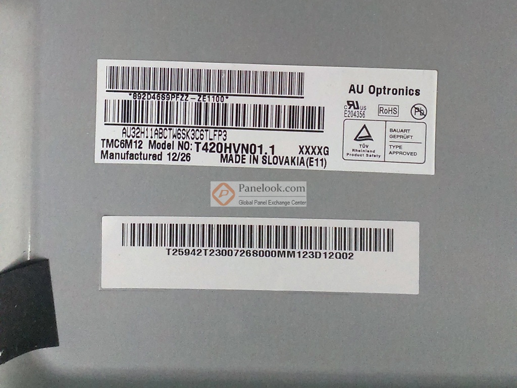 AUO T420HVN01.1 Overview - Panelook.com