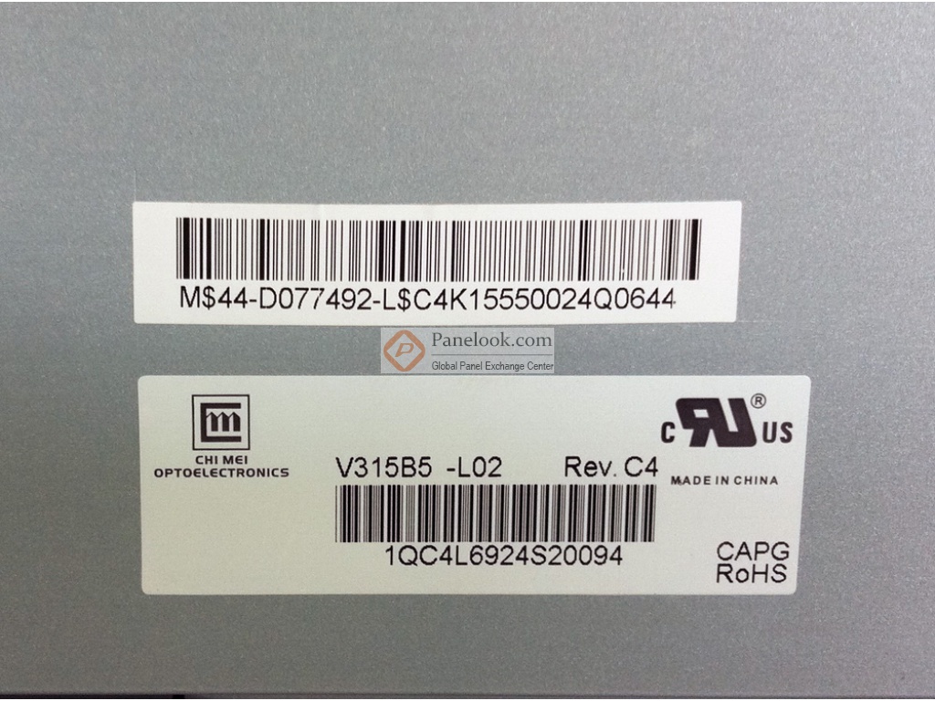 CMO V315B5-L02 Overview - Panelook.com