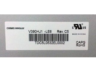 Chimei Innolux V390HJ1-LE6 Overview - Panelook.com