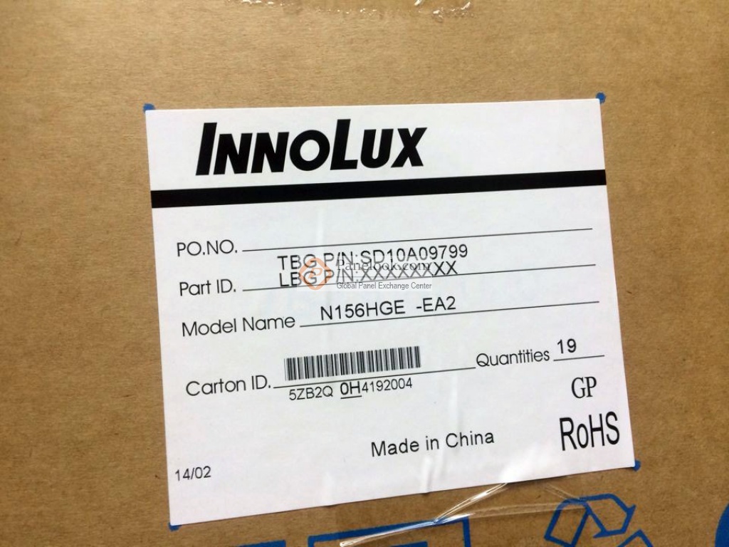 Innolux N156HGE-EA2 Overview - Panelook.com