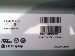 LG Display LC470EUG-PEF1 Overview - Panelook.com
